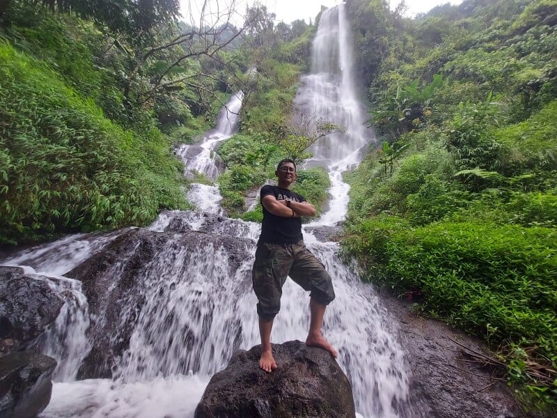Curug Wangun, Curug Tinggi Tiga Undak di Tanjungsiang Subang ...