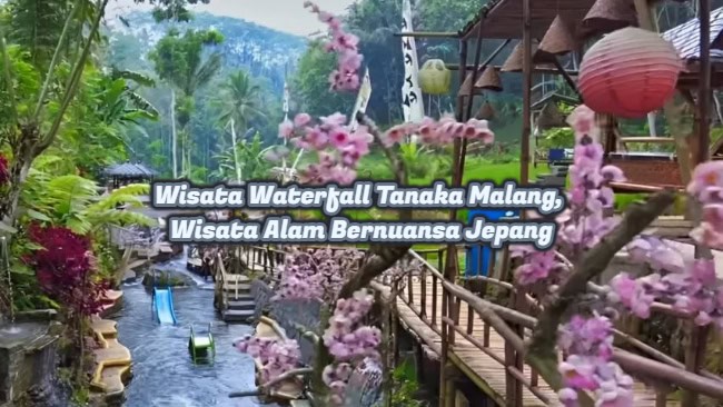 Wisata Waterfall Tanaka Malang, Wisata Alam Bernuansa Jepang